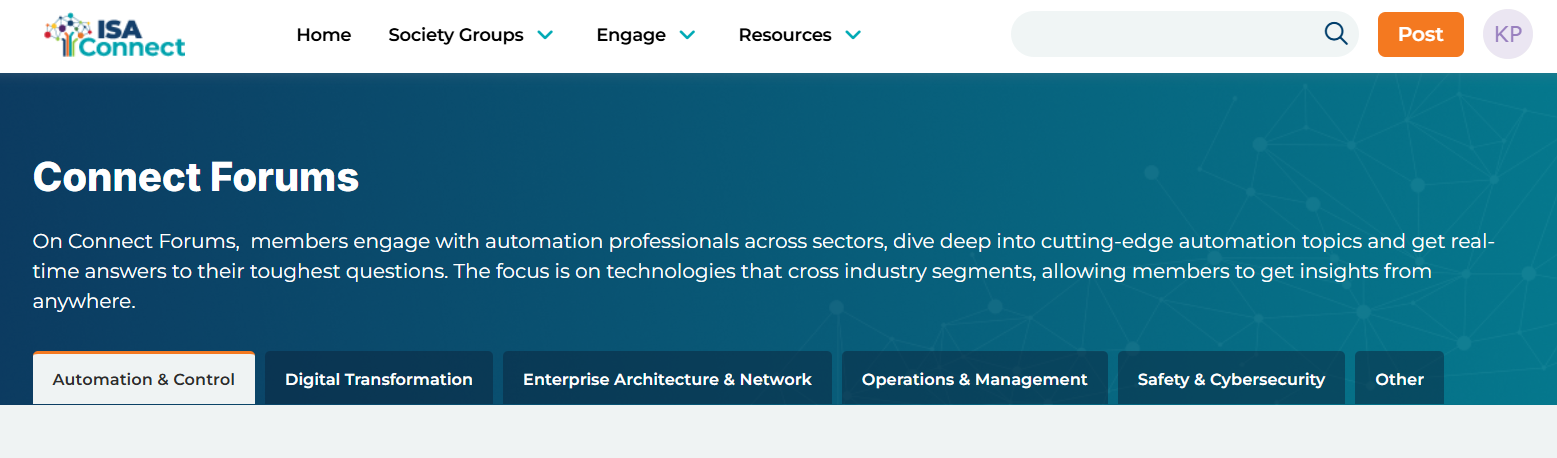 A Look Inside ISA Connect Forums: Exchanging Ideas Across Sectors